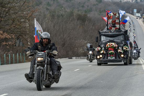 Leader Night Wolves Motorcycle Club Alexander Editorial Stock Photo ...