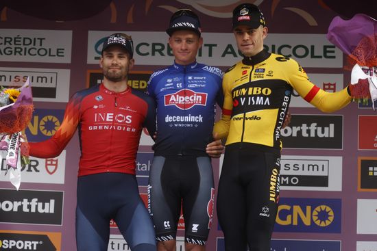 Lr Second Place Filippo Ganna Ineos Editorial Stock Photo - Stock Image ...