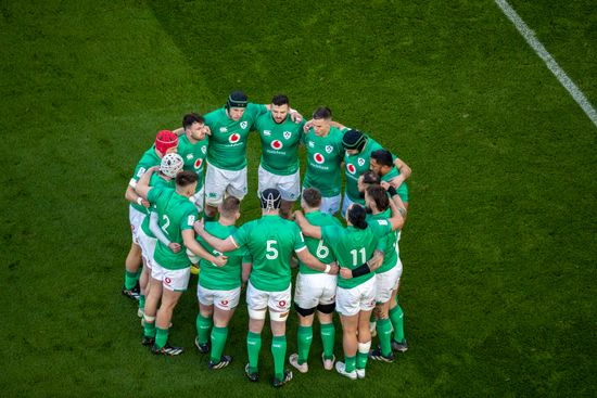 Ireland Vs England Ireland Team Huddle Editorial Stock Photo - Stock ...