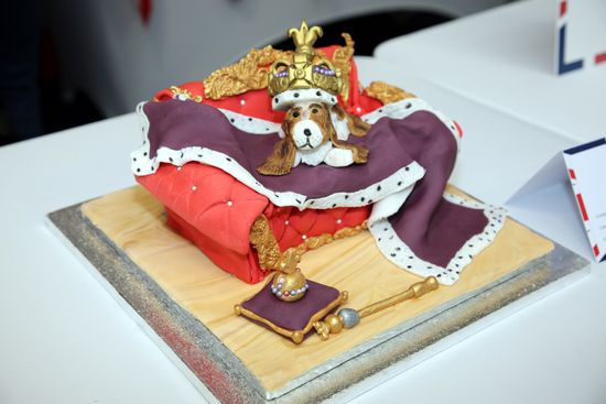 Cavalier King Charles Iii Cornanition Cake Editorial Stock Photo ...