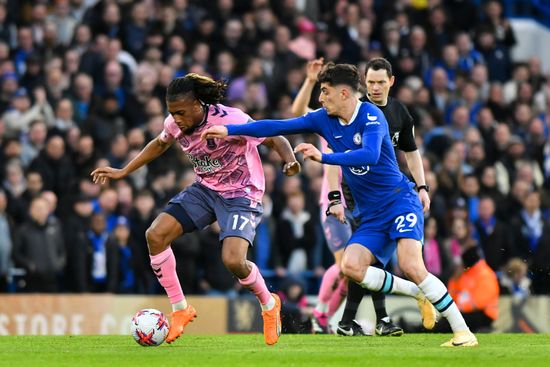 Alex Iwobi Everton Battles Possession Kai Editorial Stock Photo - Stock ...