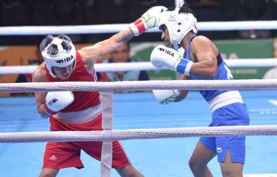 Indian Boxer Preeti Blue 54 Kg Editorial Stock Photo - Stock Image ...