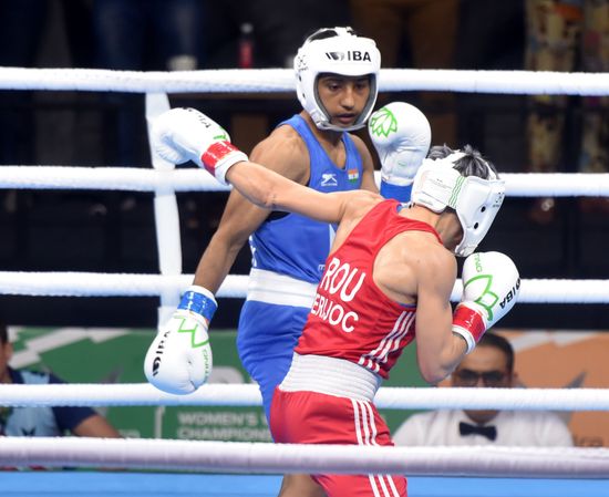 Indian Boxer Preeti Blue 54 Kg Editorial Stock Photo - Stock Image ...
