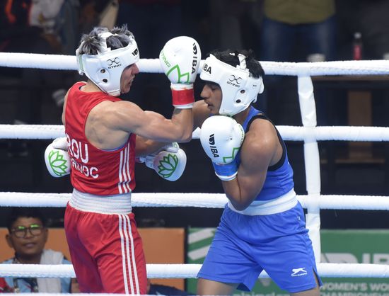Indian Boxer Preeti Blue 54 Kg Editorial Stock Photo - Stock Image ...