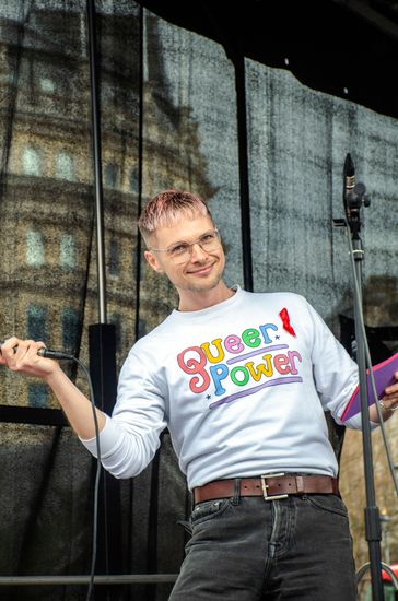 Nathaniel Hall Actor Playwright Hiv Activist Editorial Stock Photo ...
