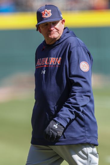 Auburn Pitching Coach Daron Schoenrock Makes Editorial Stock Photo ...