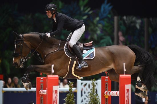 Kevin Staut Fra Riding Visconti Du Editorial Stock Photo - Stock Image ...