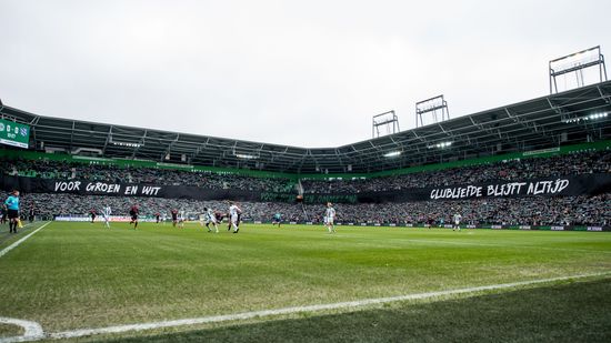 Groningen Fc Groningen Supporters Atmosphere Action Editorial Stock ...