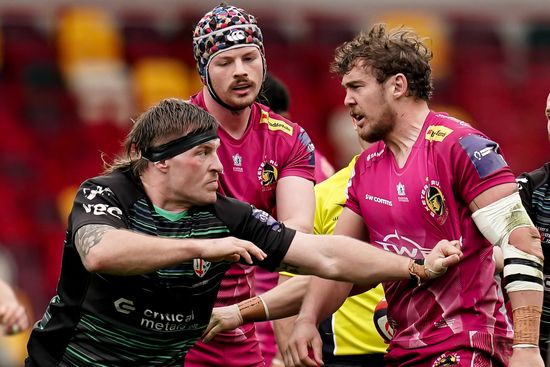 Aidon Davis Exeter Chiefs Facundo Gigena Editorial Stock Photo - Stock ...
