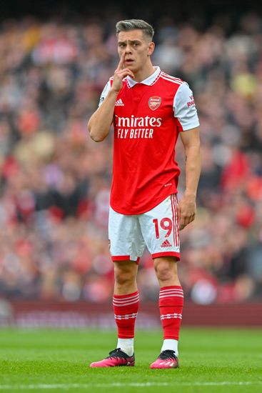 Arsenal Midfielder Leandro Trossard 19 During Editorial Stock Photo ...