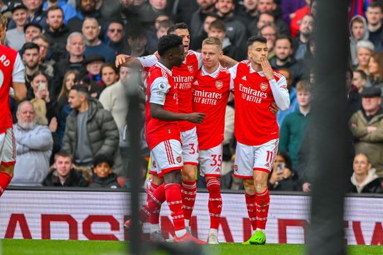 Arsenal Forward Gabriel Martinelli 11 Goal Editorial Stock Photo ...