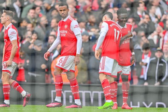 Arsenal Forward Gabriel Martinelli 11 Goal Editorial Stock Photo ...
