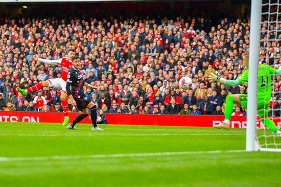 Arsenal Forward Gabriel Martinelli 11 Shoots Editorial Stock Photo ...
