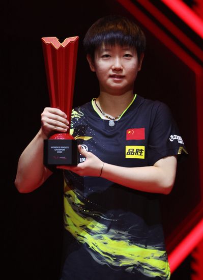 Winner Sun Yingsha China Poses Her Editorial Stock Photo - Stock Image ...