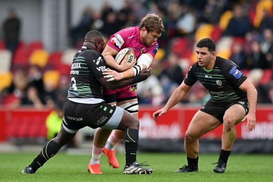 Aidon Davis Exeter Chiefs Takes On Editorial Stock Photo - Stock Image ...