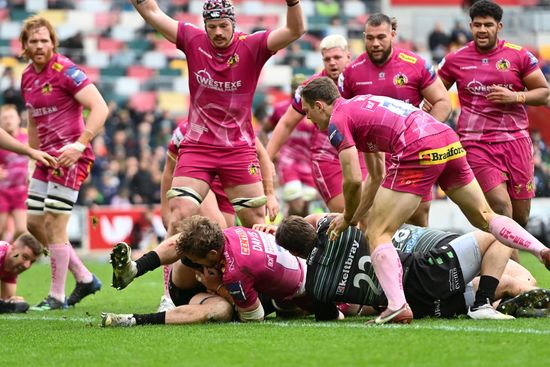 Aidon Davis Exeter Chiefs Crosses London Editorial Stock Photo - Stock ...