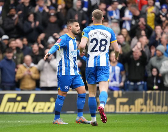 Deniz Undav Brighton Celebrates After Scoring Editorial Stock Photo ...