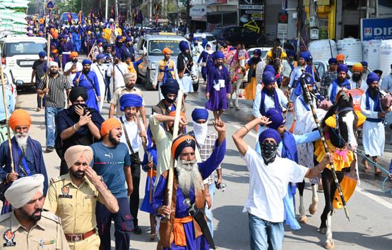 Supporters Quami Insaaf Morcha Protest March Editorial Stock Photo ...
