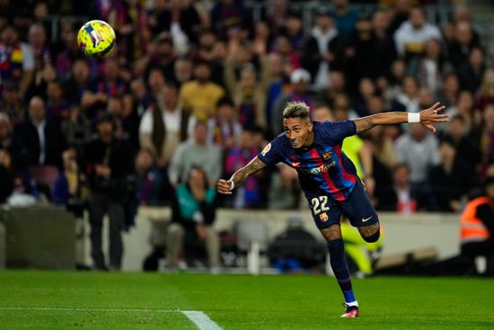 Raphinha Right Winger Barcelona Brazil Shooting Editorial Stock Photo ...