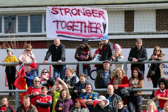 Lewes Fans Stronger Together Banner During Editorial Stock Photo ...