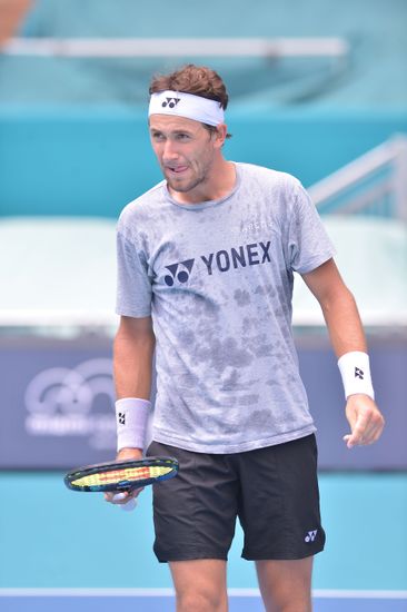 Casper Ruud Practice During Miami Open Editorial Stock Photo - Stock ...