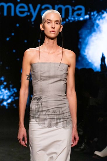 Model Walks Runway Wearing Kentaro Kameyama Editorial Stock Photo ...