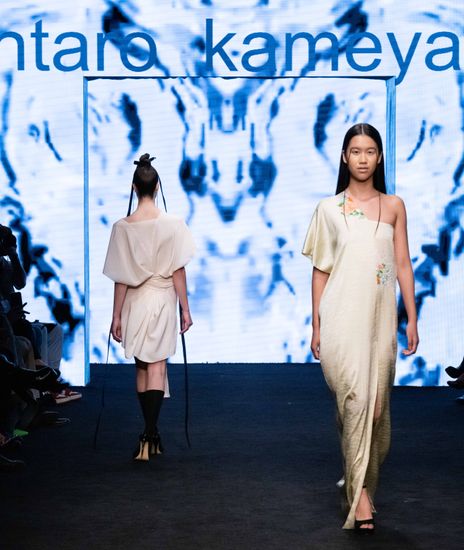 Model Walks Runway Wearing Kentaro Kameyama Editorial Stock Photo ...