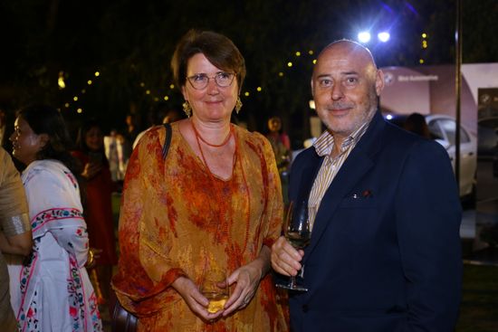 Laura Stephane Amalir During Joint Celebration Editorial Stock Photo ...