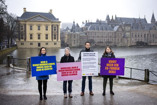 Hague Members Amnesty International Peace Organization Editorial Stock ...