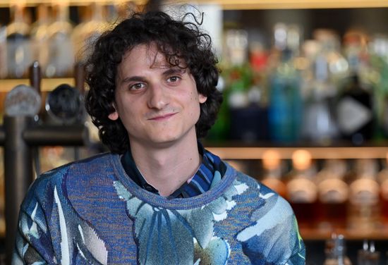 Italian Actor Antonio Banno Poses During Editorial Stock Photo - Stock ...