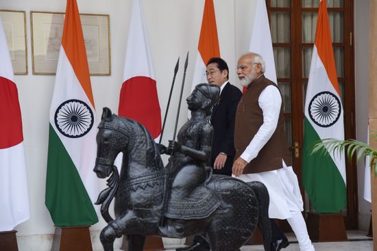 Indian Prime Minister Narendra Modi Meets Editorial Stock Photo - Stock ...