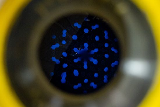Cherenkov Radiation Visible Reactor During Fuel Editorial Stock Photo ...