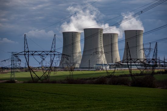 Pylons Carry Electricity Across Field Past Editorial Stock Photo ...