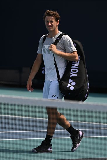 Casper Ruud Seen On Practice Court Editorial Stock Photo - Stock Image ...