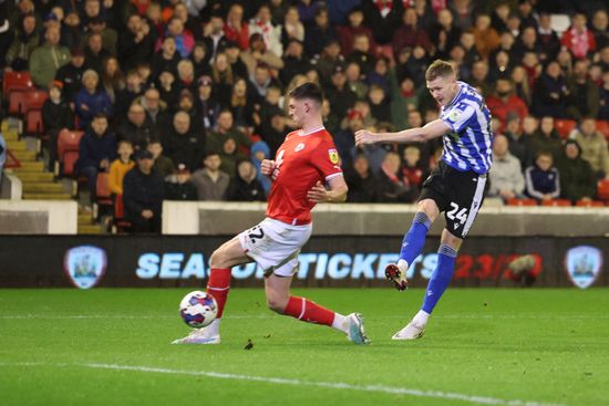 Michael Smith Sheffield Wednesday Shoots Goal Editorial Stock Photo ...