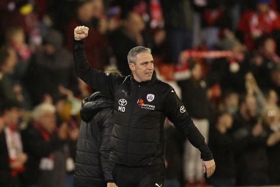 Michael Duff Manager Barnsley Celebrates After Editorial Stock Photo ...