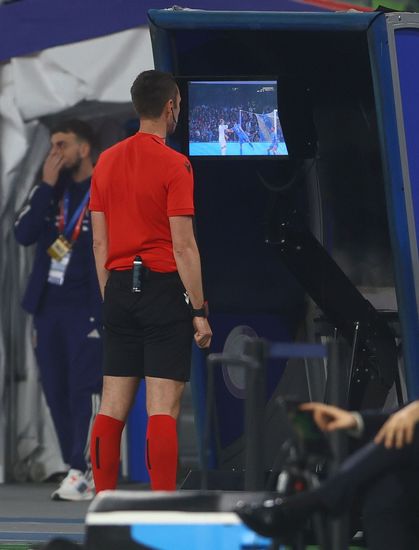 Referee Srdjan Jovanovic Awards England Penalty Editorial Stock Photo ...