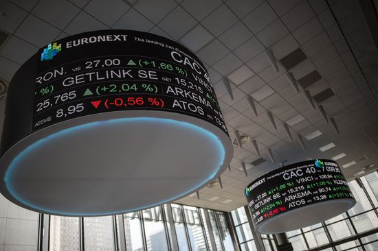 Stock Price Information Displayed Above Trading Editorial Stock Photo ...
