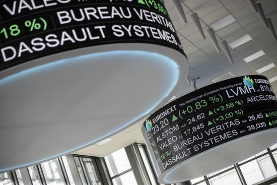 Stock Price Information Displayed Above Trading Editorial Stock Photo ...