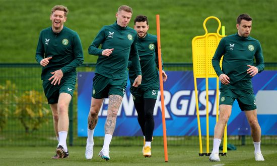 Nathan Collins James Mcclean Seamus Coleman Editorial Stock Photo ...