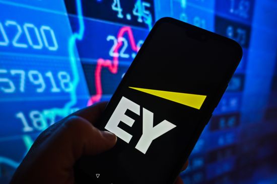 This Photo Illustration Ey Logo Displayed Editorial Stock Photo - Stock ...