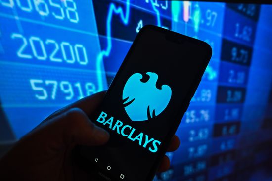 This Photo Illustration Barclays Logo Displayed Editorial Stock Photo ...