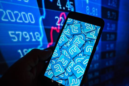 This Photo Illustration Twitter Logo Displayed Editorial Stock Photo ...