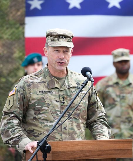 Us Army V Corps Commander Lt Editorial Stock Photo - Stock Image ...