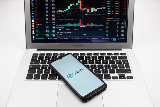 This Photo Illustration Coinex Logo Seen Editorial Stock Photo - Stock ...
