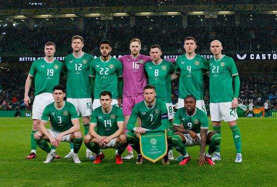 Irish Squad Pose Team Photo Prior Editorial Stock Photo - Stock Image ...