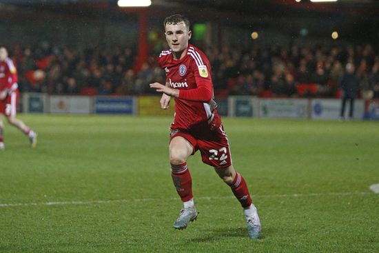 Portrait Accrington Stanley Midfielder Dan Martin Editorial Stock Photo ...