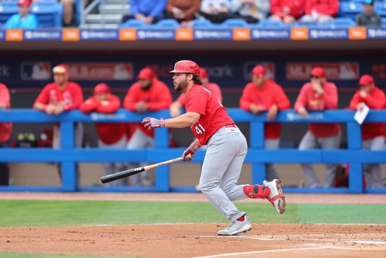 St Louis Cardinals Alec Burelson 41 Editorial Stock Photo - Stock Image ...