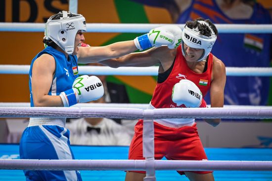 Indian Boxer Jasmine Red Tajikistan Boxer Editorial Stock Photo - Stock ...