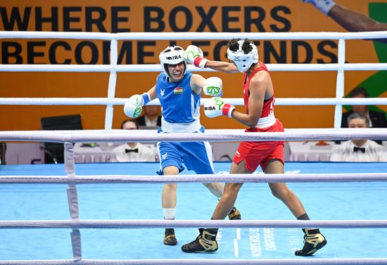 Indian Boxer Jasmine Red Tajikistan Boxer Editorial Stock Photo - Stock ...